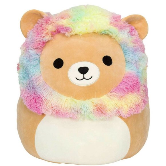 Squishmallows | Toys | 8 Squishmallow Leonard The Rainbow Mane Lion ...